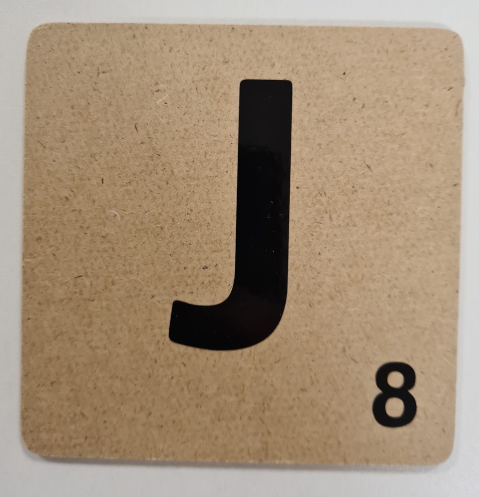 Scrabble Letter J – Lise Decoraties